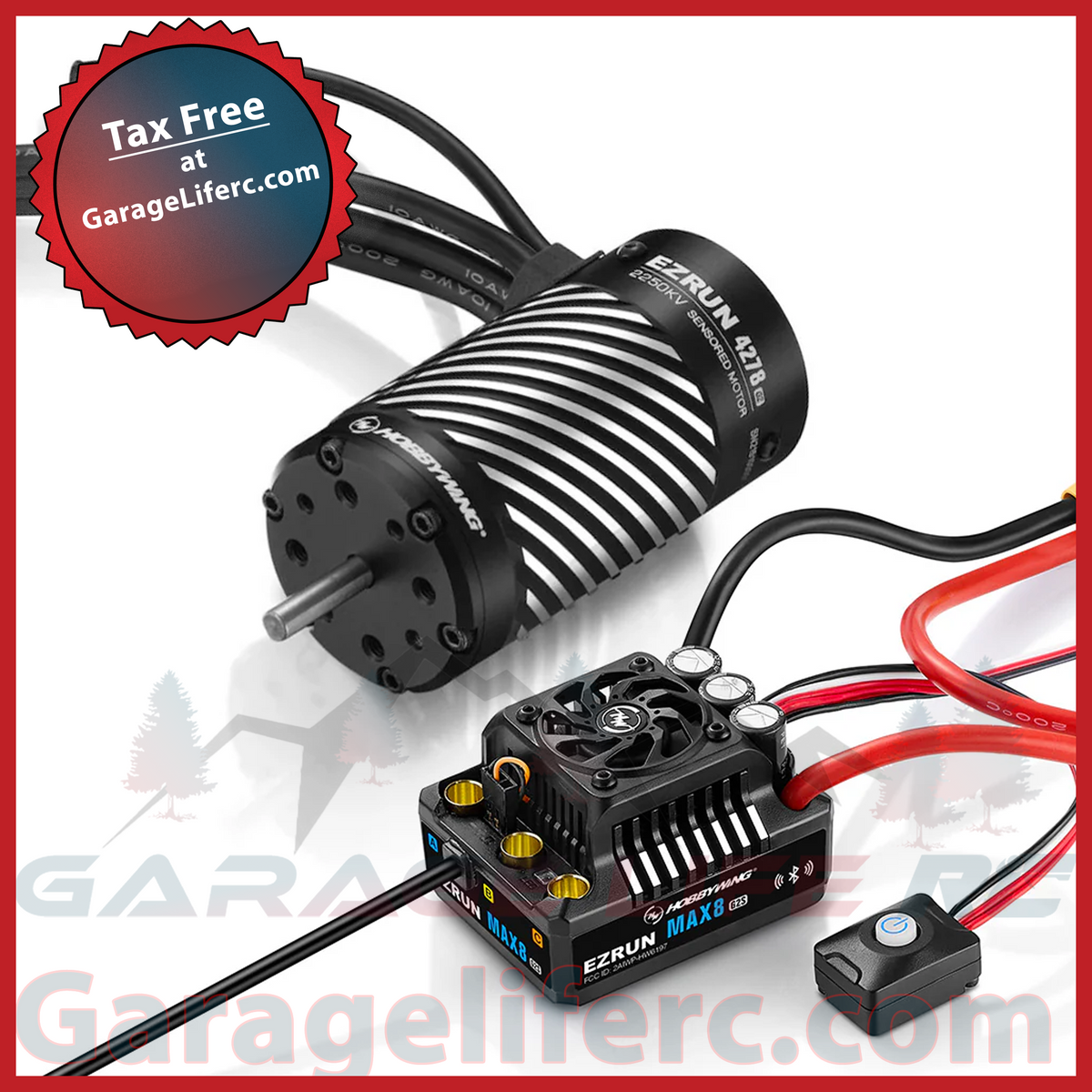 HOBBYWING MAX8 G2s (Bluetooth) COMBO (MAX8 + 4278SD MOTOR (3-6S))